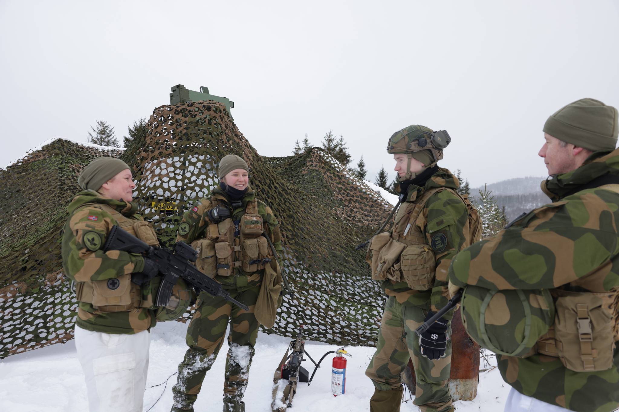 Luftvern på Evenes bygd opp på rekordtid - Forsvaret
