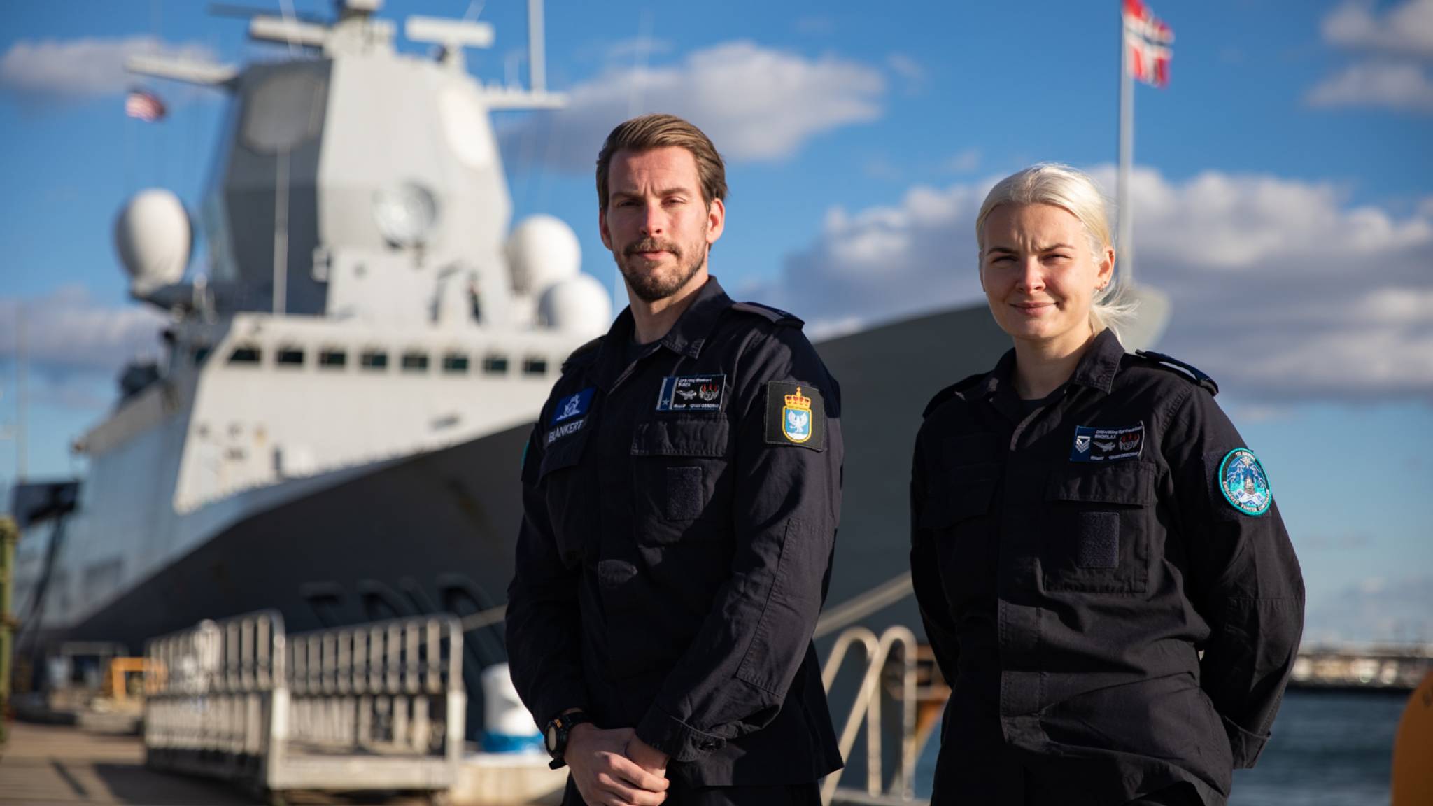 Her kontrollerer Sara (25) amerikanske jagerfly i Middelhavet - Forsvaret