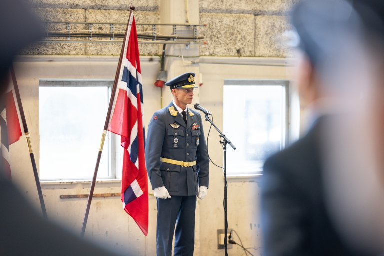 Øivind Gunnerud innsatt som ny sjef Luftforsvaret - Forsvaret