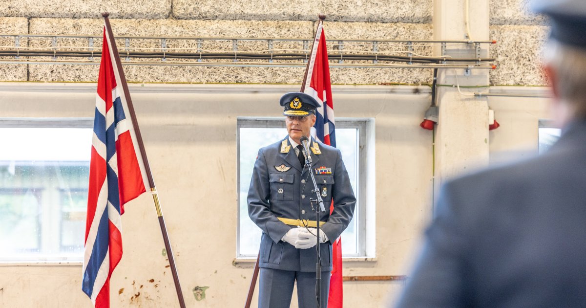 Øivind Gunnerud innsatt som ny sjef Luftforsvaret - Forsvaret