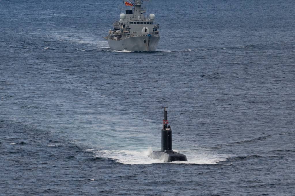 Avansert anti-ubåtøvelse i nordsjøen - Forsvaret