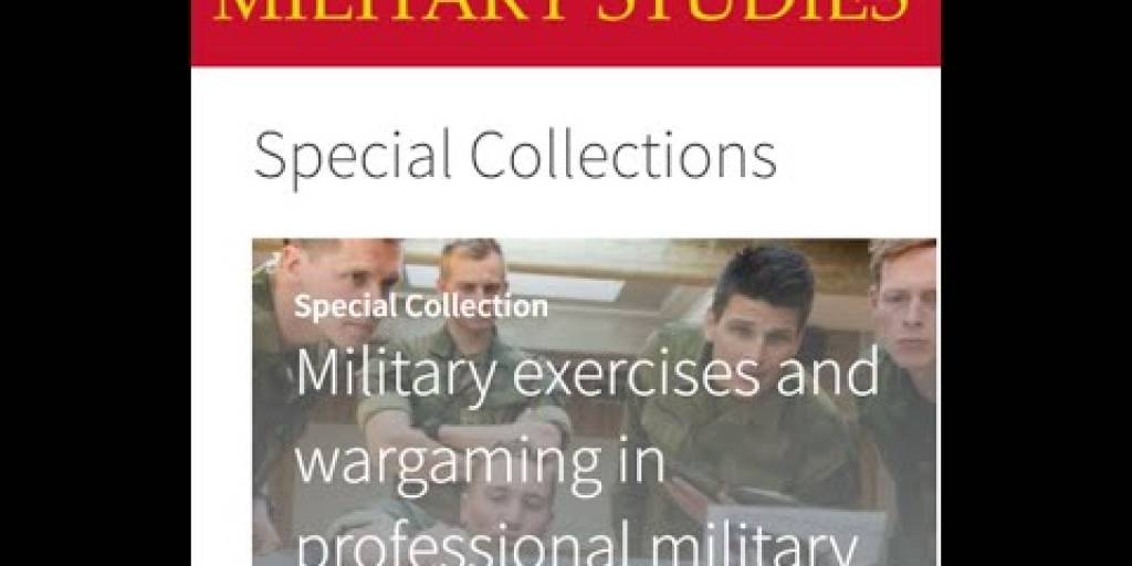 “Military exercises and wargaming in professional military education ...