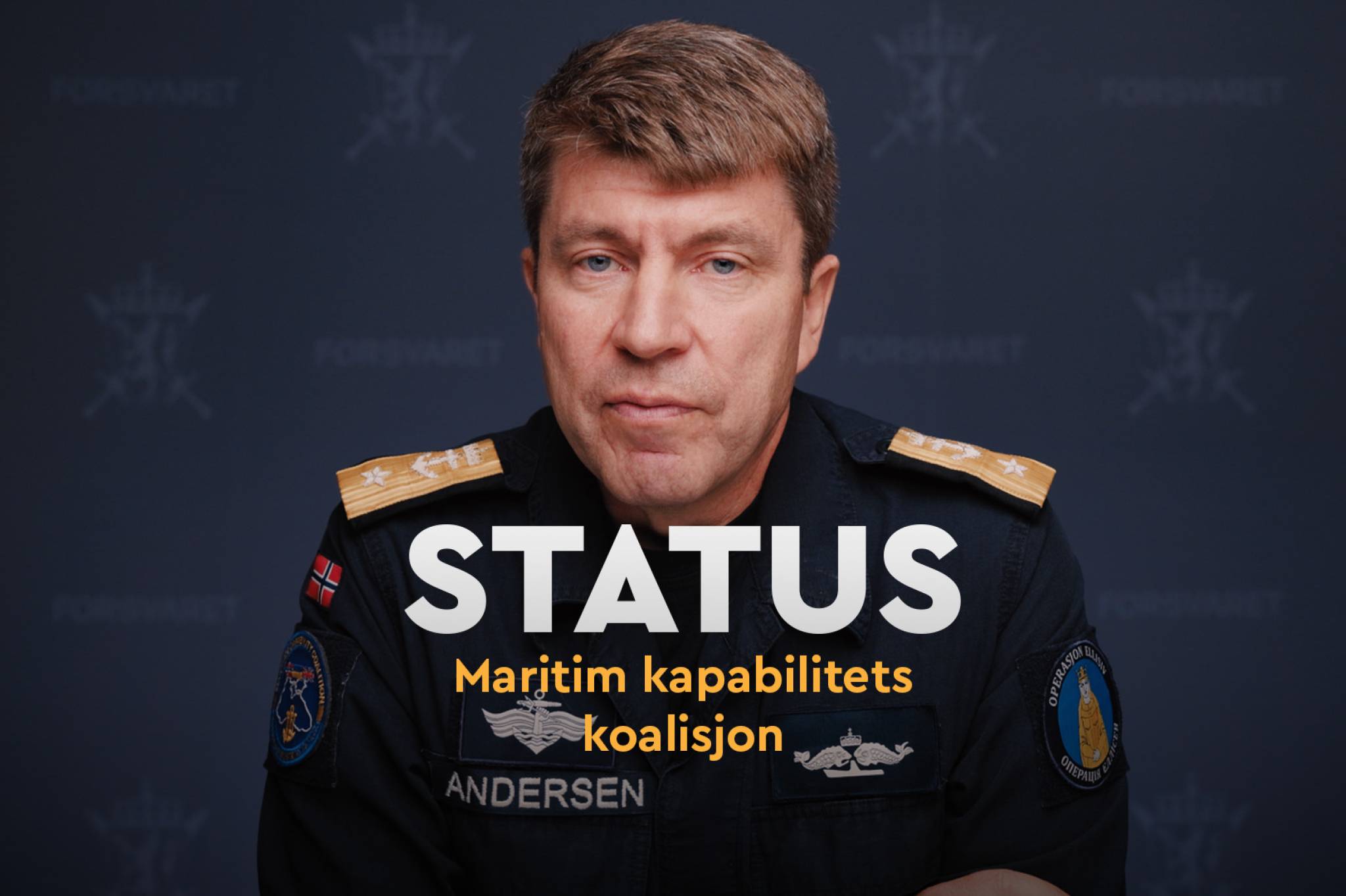 Status: Maritim støtte til Ukraina - Forsvaret