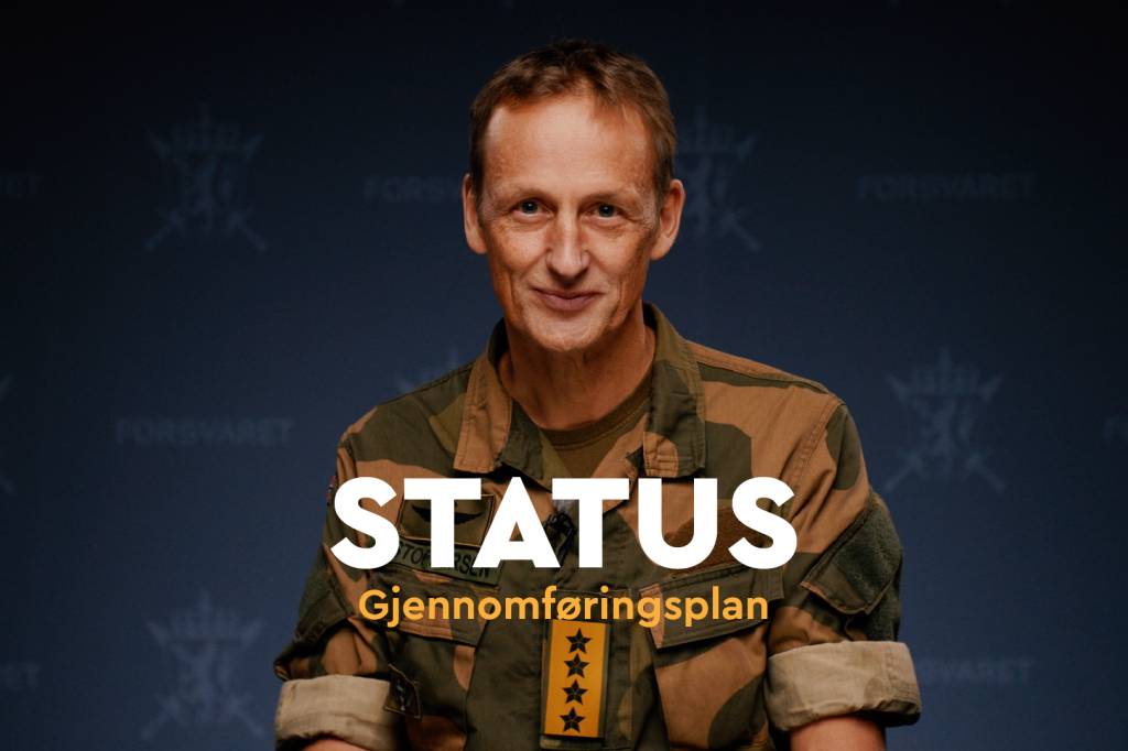 Status: Gjennomførings­planen - Forsvaret